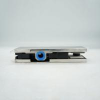 China Modern Design Full Set of Upper & Lower Curved Clip Frameless Glass Door Accessory for Hotels-Wholesale for sale