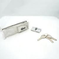 China Modern Design Full Set of Upper & Lower Curved Clip Frameless Glass Door Accessory for Hotels-Wholesale for sale