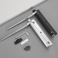 China Modern Hotels Stainless Steel Mute Spring Adjustable Rebound Light Wood Doors Closer Concealed Automatic Door Closer Simple for sale