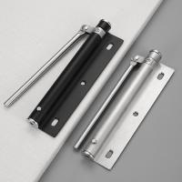 China Modern Hotels Stainless Steel Mute Spring Adjustable Rebound Light Wood Doors Closer Concealed Automatic Door Closer Simple for sale