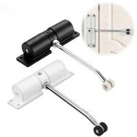 China Modern Design Automatic Rebounder Wooden Door Closer Pneumatic Gas Cylinder Fire Resistance Iron 15-55kg Capacity 180 1 Doors for sale