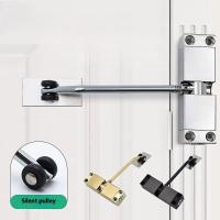 China Modern Design Automatic Rebounder Wooden Door Closer Pneumatic Gas Cylinder Fire Resistance Iron 15-55kg Capacity 180 1 Doors for sale