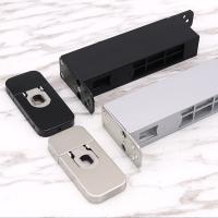 China Aluminum Alloy Wooden Door Floor Spring Speed-Adjustable Buffer Two-Way with Modern Groove-Free Design for Hotel Use for sale