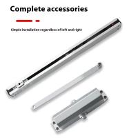 China Power-Off Electromagnetic Door Closer Modern Hotels Strong Magnetic Fireproof Linkage Outer Fire Door Normally Open Air Supply for sale