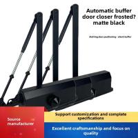 China Modern Automatic Iron Fire Door Hotels Black Outdoor Household Silent Anti-Freeze Aluminium Steel Hydraulic Door Closer for sale