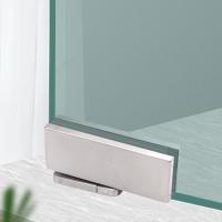 China Customizable Color 90 Degree Stainless Steel Door Closer Office Hotel Shower Room Bathroom Glass Door Hinge for sale