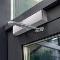 China Heavy Duty 150kg Modern Design Hydraulic Door Closer for Hotels Fire Escape Door Aluminum Alloy Steel Material Iron Buffer for sale