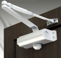 China Heavy Duty Modern Design Hydraulic Buffer Door Closer Fire Door Special Silent Switch 65-85kg 180 Opening 2-Year Warranty for sale