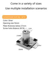 China Modern Durable HT-09.006 Furniture Lock Little Doctor Zinc Alloy Flat Key Tongue 90 Rotation Living Room 27-30mm Thickness for sale