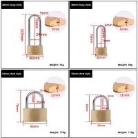 China Modern Designed Earth Copper Lock Cross-Shaped Long Padlock for Dining Outdoor Student Desk School Dormitory Cabinet Living Room for sale