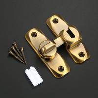 China Modern Anti-Theft Zinc Alloy No-Drill Durable Bathroom Door Lock Cross-Border Design 1 Year Warranty 32 Buckles LAZADA Source for sale