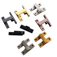 China Modern Design Hotel Bathroom Sliding Door Accessories Luminous Thickened Stainless Steel Solid Closed Anti-Theft Lock for sale