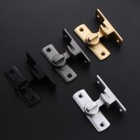 China Modern Hotel Bathroom No-Drill Window Solid Aluminum Alloy Door Window Accessories Easy Closure Anti-Theft Lock 1-Year Warranty for sale