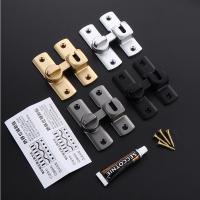 China Modern Hotel Bathroom No-Drill Window Solid Aluminum Alloy Door Window Accessories Easy Closure Anti-Theft Lock 1-Year Warranty for sale