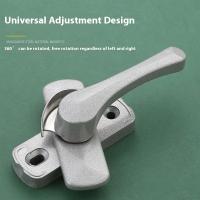 China Modern Two-Way Crescent Lock Universal Aluminum Alloy Window Security Anti-Theft Sliding Accessories Door Window Handles for for sale