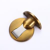 China Professional Modern Door Bottom Stopper Easy Installation Punch-Free Magnet Strong Magnetic Force Steel Brass & Zinc for sale