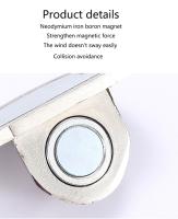 China Professional Modern Door Bottom Stopper Easy Installation Punch-Free Magnet Strong Magnetic Force Steel Brass & Zinc for sale