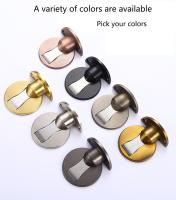China Professional Modern Door Bottom Stopper Easy Installation Punch-Free Magnet Strong Magnetic Force Steel Brass & Zinc for sale