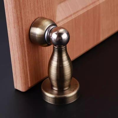 China 2024 Modern Design High Quality Stainless Steel Floor Suction Door Multi-Functional Room Door Blocking for Home and Hotel Use for sale