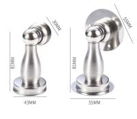 China 2024 Modern Design High Quality Stainless Steel Floor Suction Door Multi-Functional Room Door Blocking for Home and Hotel Use for sale