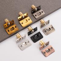 China Modern Adjustable Door Stopper Stainless Steel Top Windproof Positioning Bead Invisible Buckle Spring Wood for Room Living Room for sale