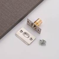 China Modern Adjustable Door Stopper Stainless Steel Top Windproof Positioning Bead Invisible Buckle Spring Wood for Room Living Room for sale
