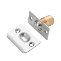 China Modern Adjustable Door Stopper Stainless Steel Top Windproof Positioning Bead Invisible Buckle Spring Wood for Room Living Room for sale