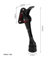 China Modern Design Anti-Collision Automatic Foot Door Stopper Durable Zinc Alloy Steel Horseshoe Top Locator Windproof Stop Hotel for sale