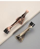 China Modern Design Anti-Collision Automatic Foot Door Stopper Durable Zinc Alloy Steel Horseshoe Top Locator Windproof Stop Hotel for sale