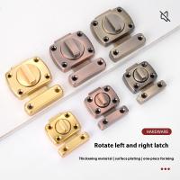 China Modern Style Anti-Theft Zinc Alloy Door Lock Home Hardware Surface-Mounted Door Bolt with Left & Right Rotating Latch for Hotels for sale