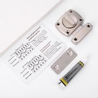 China Modern Style Anti-Theft Zinc Alloy Door Lock Home Hardware Surface-Mounted Door Bolt with Left & Right Rotating Latch for Hotels for sale