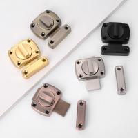 China Modern Style Anti-Theft Zinc Alloy Door Lock Home Hardware Surface-Mounted Door Bolt with Left & Right Rotating Latch for Hotels for sale