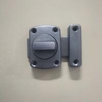 China Modern Style Anti-Theft Zinc Alloy Door Lock Home Hardware Surface-Mounted Door Bolt with Left & Right Rotating Latch for Hotels for sale