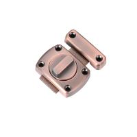 China Modern Style Anti-Theft Zinc Alloy Door Lock Home Hardware Surface-Mounted Door Bolt with Left & Right Rotating Latch for Hotels for sale