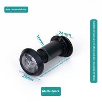 China Modern High-Definition Thickened Waterproof Fire-Rated Side Sliding Cat Eye Mirror Apartment Villa Hotel Factory-Direct Zinc for sale