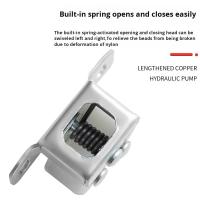 China Small Magnetic Spring Bead Stainless Steel Modern Adjustable Door Stopper Clip for Living Room Furniture Wall Cabinet Wardrobe for sale