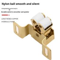 China Small Magnetic Spring Bead Stainless Steel Modern Adjustable Door Stopper Clip for Living Room Furniture Wall Cabinet Wardrobe for sale