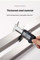 China Large Modern Frameless Office Building Rose Black Titanium Glass Door Square Stainless Steel Tube Wooden Door Handle Durable for sale