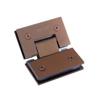 China Customizable Heavy-Duty Brass Stainless Steel Glass Shower Hinge Soft Close Wall Mount Bathroom Door Pivot Window Modern Design for sale