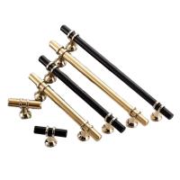 China Modern Zinc Alloy Long Handle Drawer Knob Simple Sliding Door for Wardrobe Cabinet Bedroom Kitchen Bathroom School Living Room for sale