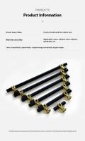 China Modern Zinc Alloy Long Handle Drawer Knob Simple Sliding Door for Wardrobe Cabinet Bedroom Kitchen Bathroom School Living Room for sale