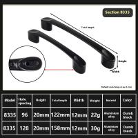 China Modern Simple European American Style Alloy Cabinet Door Handle Black Single Hole Drawer Knob Kitchen Bedroom Hotel Small for sale