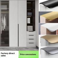 China Manufacturer's Contemporary Aluminum Alloy Extended Invisible Handle Edge-Sealed Cabinet Door Drawer Knob for Living Room for sale