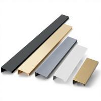 China Nordic Style Modern Extra Long Concealed Invisible Wardrobe Door Handle White Gray Aluminum Alloy Durable Living Room No for sale