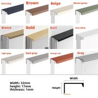 China Nordic Style Modern Extra Long Concealed Invisible Wardrobe Door Handle White Gray Aluminum Alloy Durable Living Room No for sale