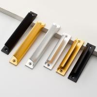 China Direct Factory Supply Modern Thickened Stainless Steel Window Door Handle Aluminum Alloy Furniture Pull Knobs for Cabinets for sale