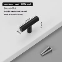 China Modern Minimalist Nordic Stainless Steel Tube Handle Luxury Furniture for Kitchen Living Room Hollow Cabinet Door Drawer for sale