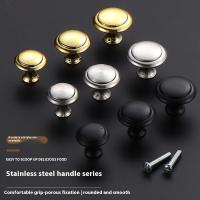 China Single Hole Stainless Steel Mushroom Knob in Gold Silver Black-for Cabinets Door Shoe Drawer & Bedroom Bathroom Use for sale