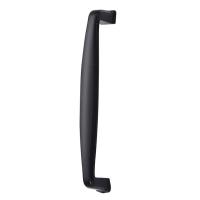 China Modern American Style Black Aluminum Alloy Durable Round Handle Hardware for Living Room Cabinet Window Drawer for sale