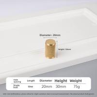 China Modern Single Hole Copper Handle Wardrobe Cabinet Light Luxury Gold Mesh Brass Shoe Drawer Factory Wholesale for sale